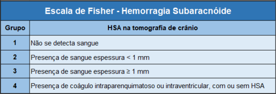 Classificação de Hunt & Hess e Escala de Fisher - Protocolos da UTI do ...